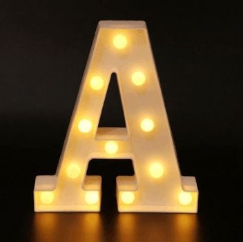 Lichtletters Alfabet | Witte Letters met Licht | Kopen bij Wantohave ...
