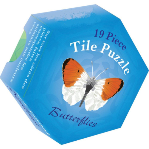 Puzzels, Legpuzzels - mini tegel puzzel Insecten en vlinders assorti, 8 ...