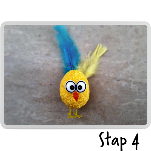 Blik op Hout Knutselset - Kuiken, assortie - Blik op Hout