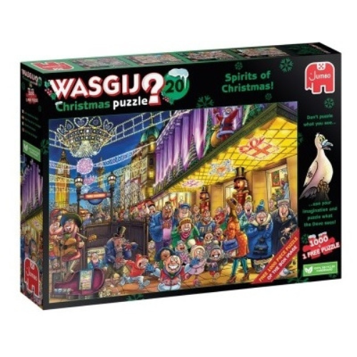 Legpuzzels, Wasgij - Christmas 20 (2x 1000) - Blik op Hout