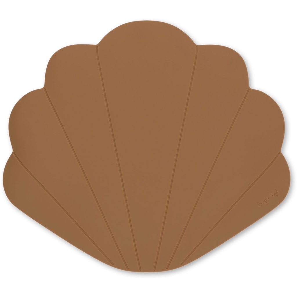 Set de table coquillage en silicone - Terra cotta - Souris Verte
