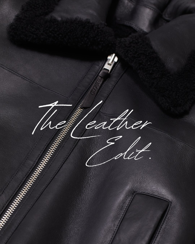 The Leather Edit: leren items voor het najaar - RIVS