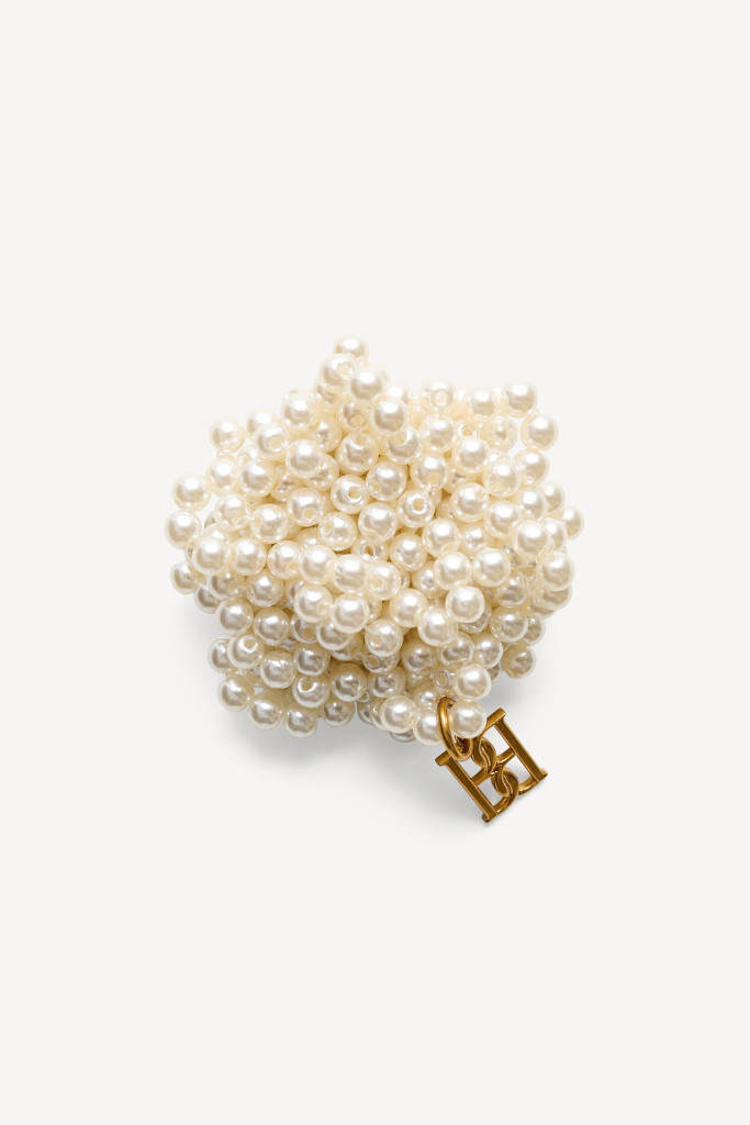 Malene Birger Helea broche soft white - RIVS