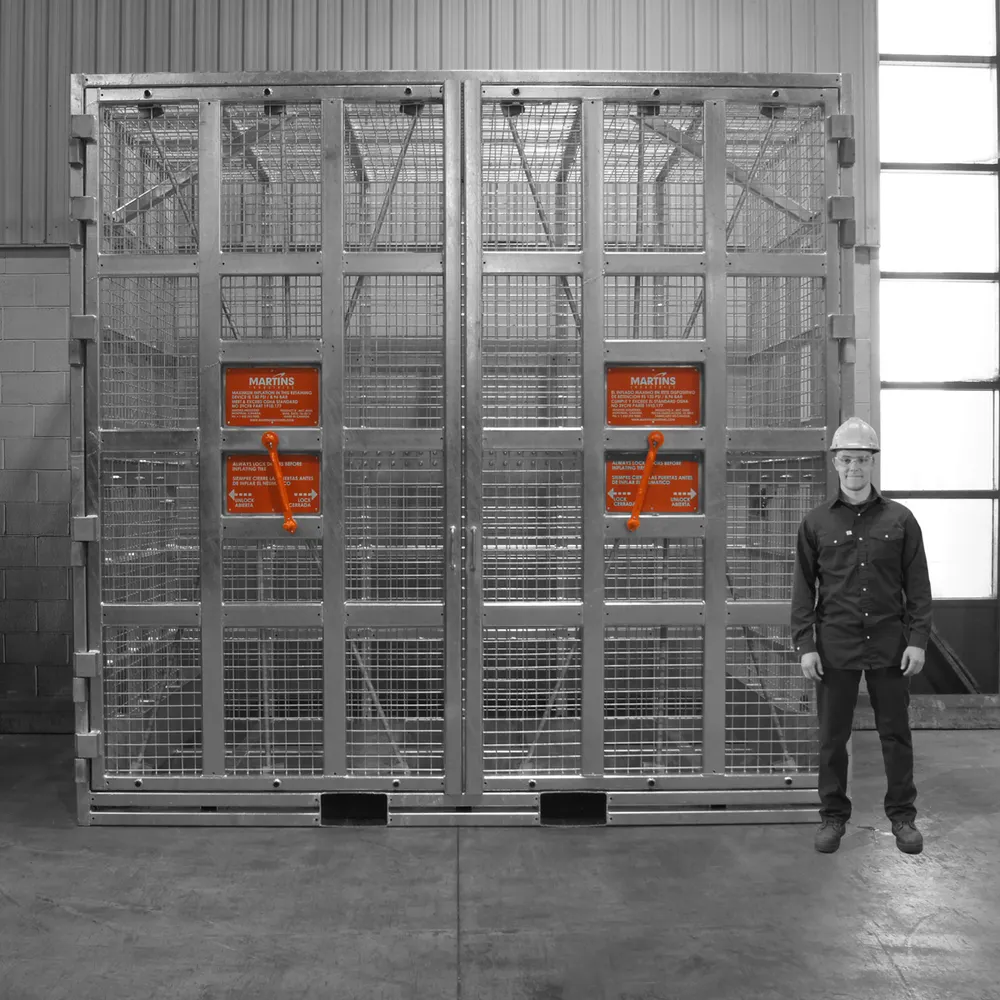 OTR Tyre inflation safety cage 96" OD | NeroForce GmbH