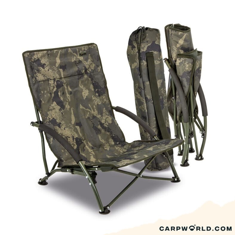 Solar Tackle Solar Undercover Camo Foldable Easy Chair Low • Carpworld.com