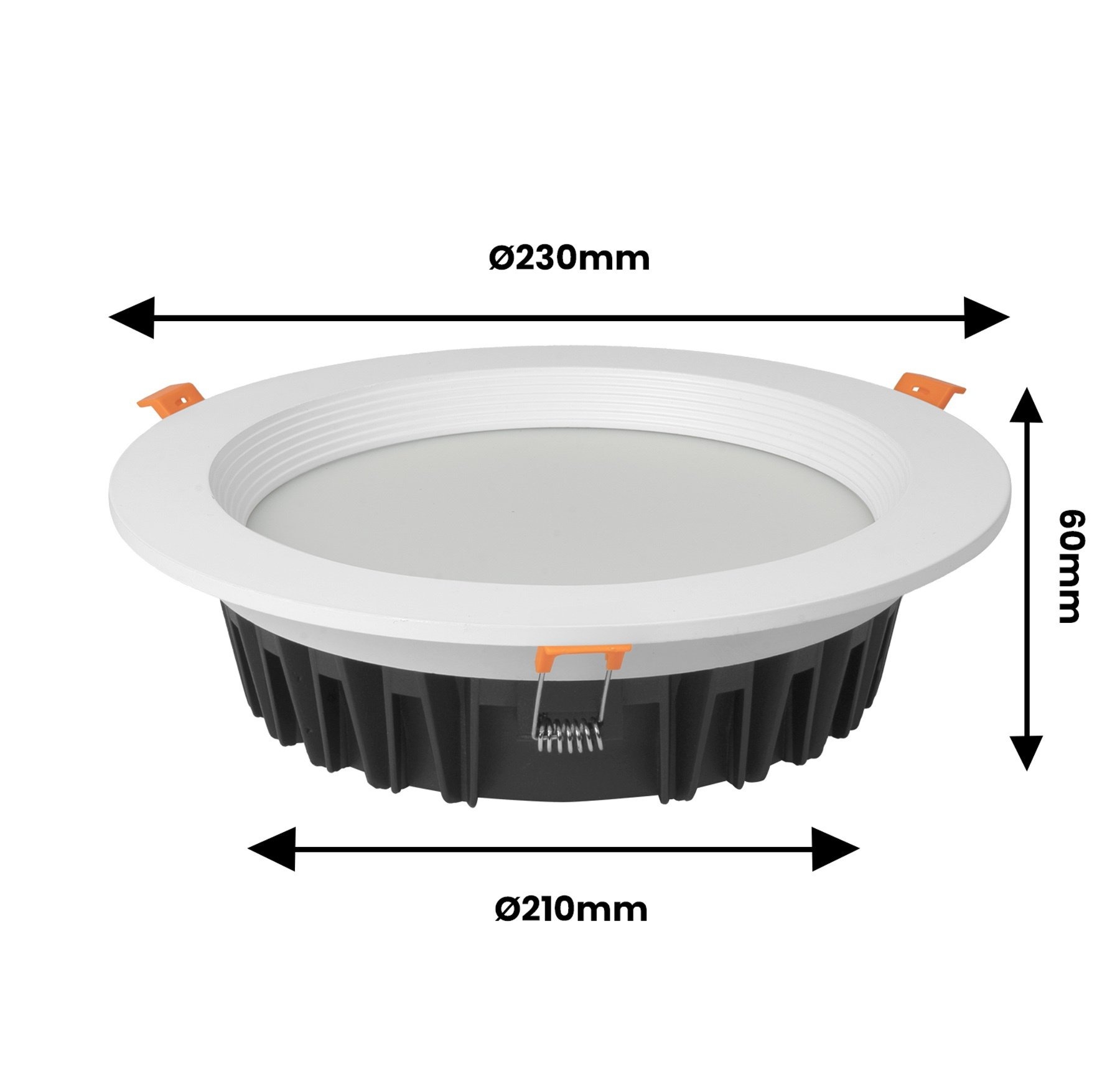 LED Downlight | 25W | ø230mm | RGB+CCT | Inbouw | IP54 | Rond - LED24