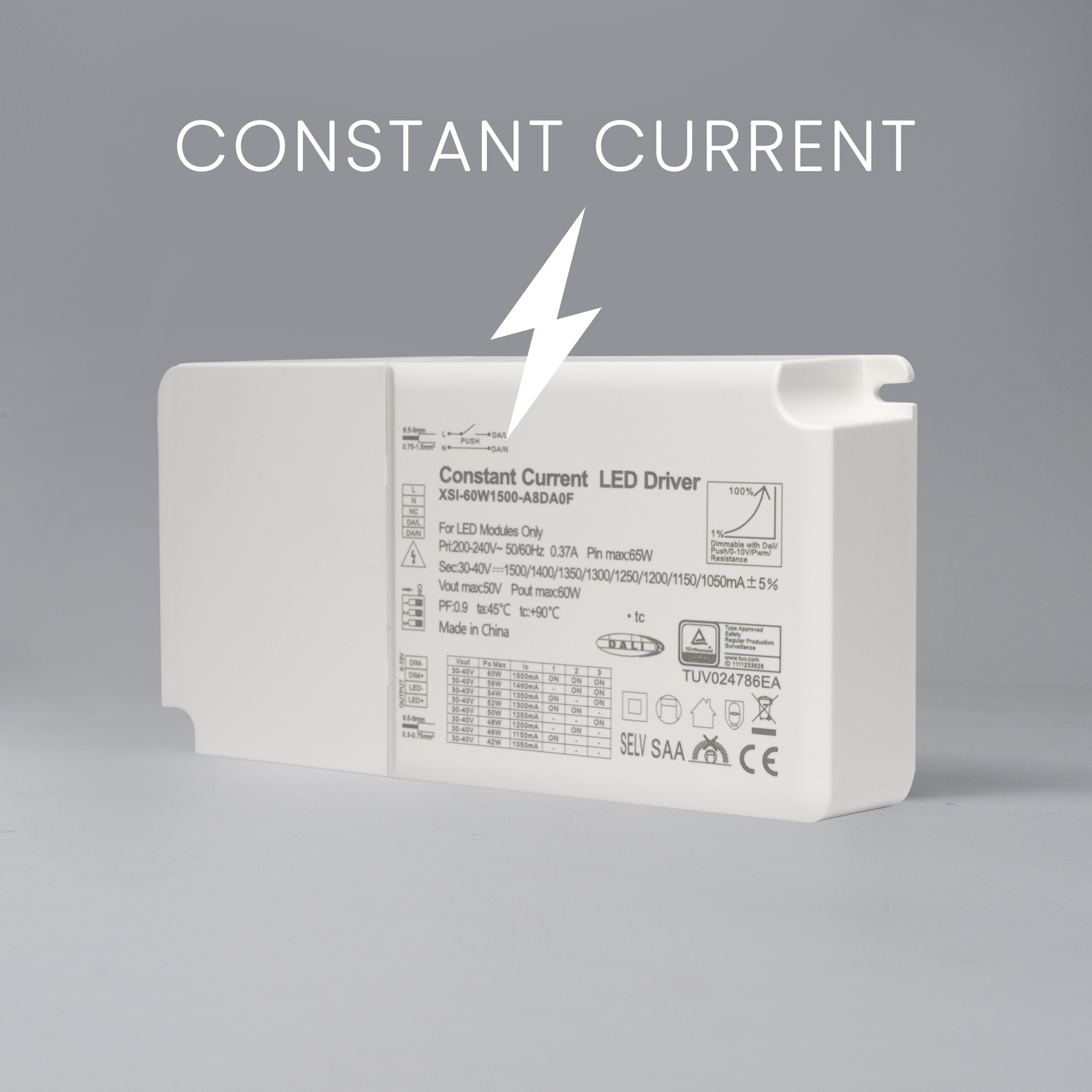DALI LED Driver 60W voor LED panelen - LED24