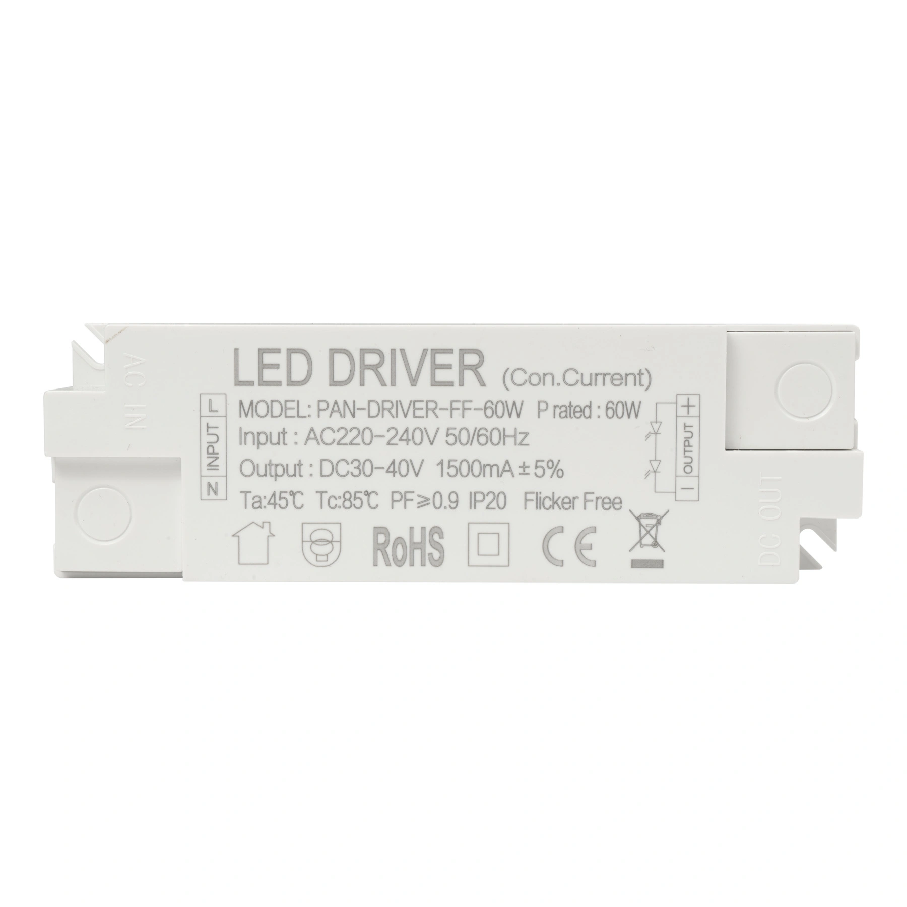 LED Driver Flikkervrij | 60W 1500mA - LED24