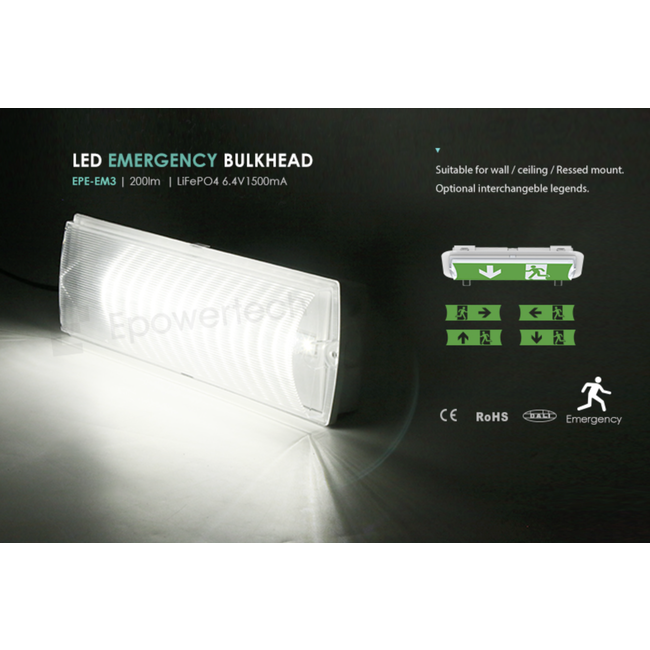 LED Noodverlichting 3W IP65 - LED24