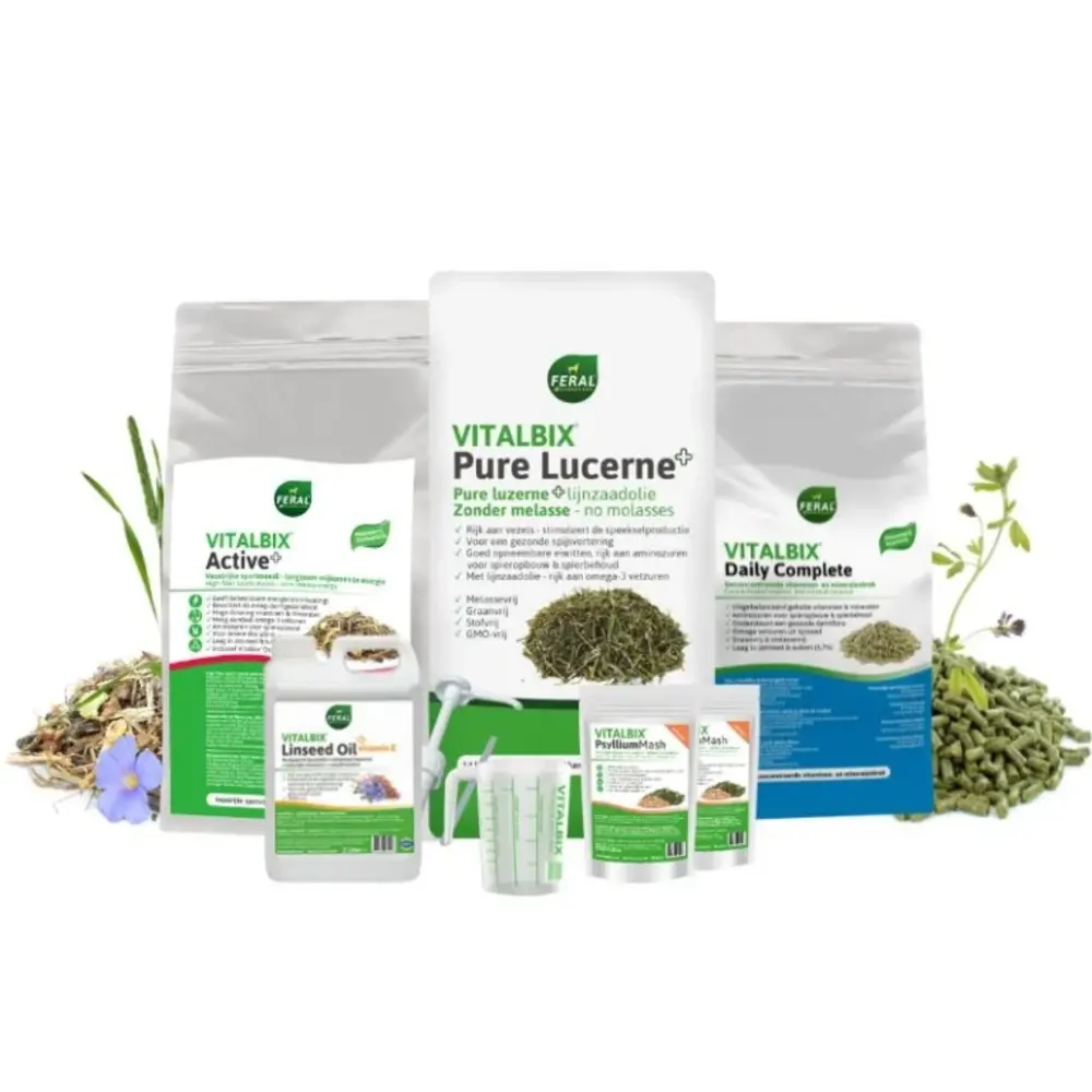 Value Pack Active 22 kg, Daily Complete, Lucerne & Oil 5L - Becidor
