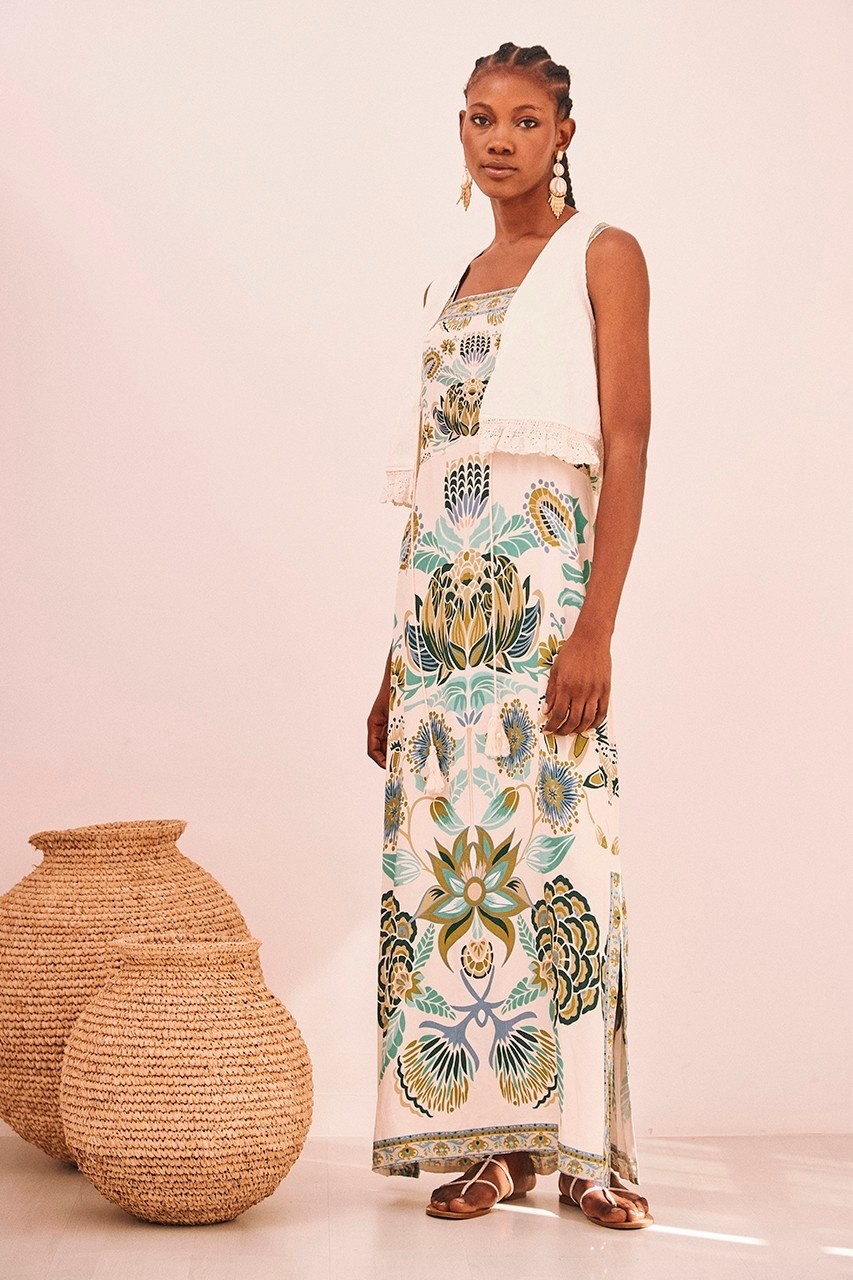 NKN PALCHA LONG PRINTED DRESS - Annabel’s Too