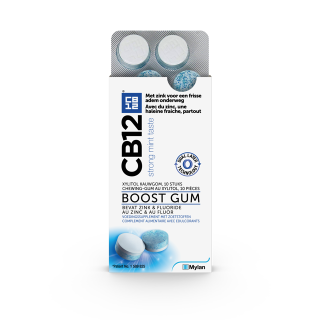 CB12 Boost kauwgom – 10st - deonlinetandarts.nl