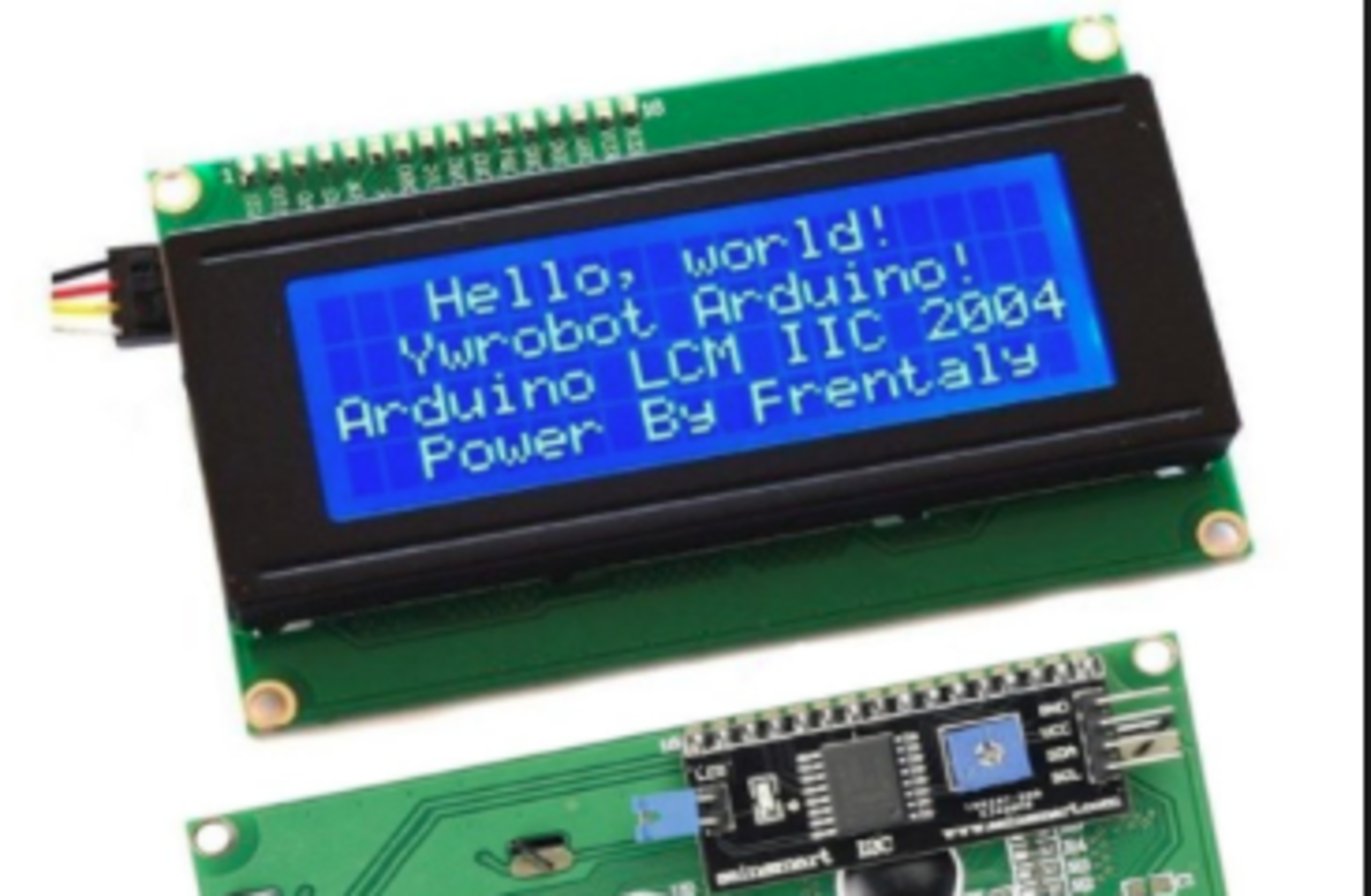 20 x 4 LCD + gemonteerde I2C adapter module - Ben's electronics