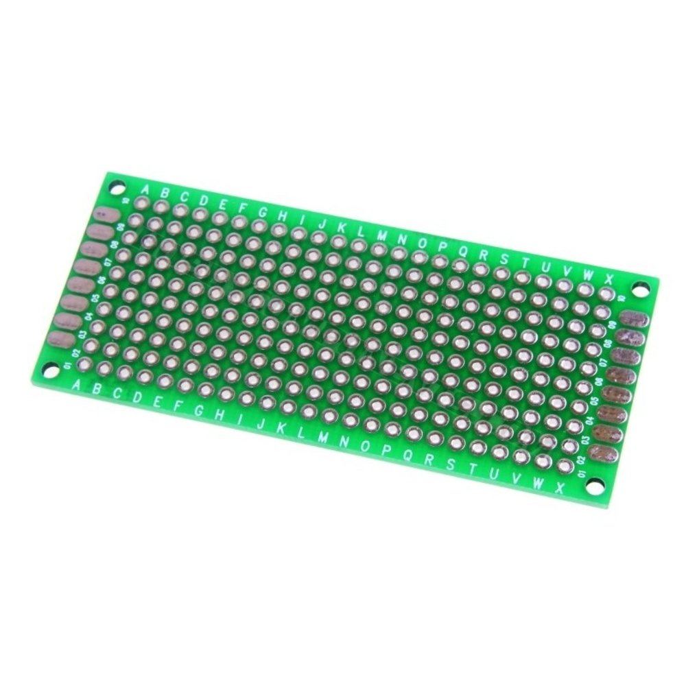 Experimenteer-printplaat dubbelzijdig afm. 3 x 7 cm - Ben's electronics