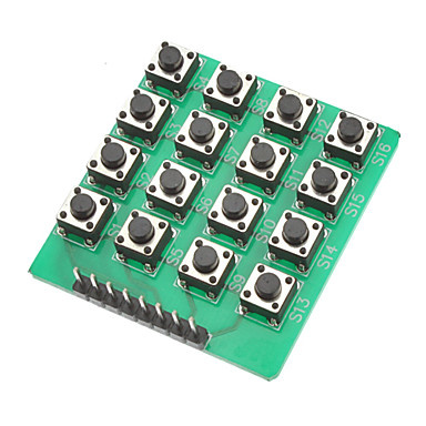 keypad matrix 4x4 button switch - Ben's electronics