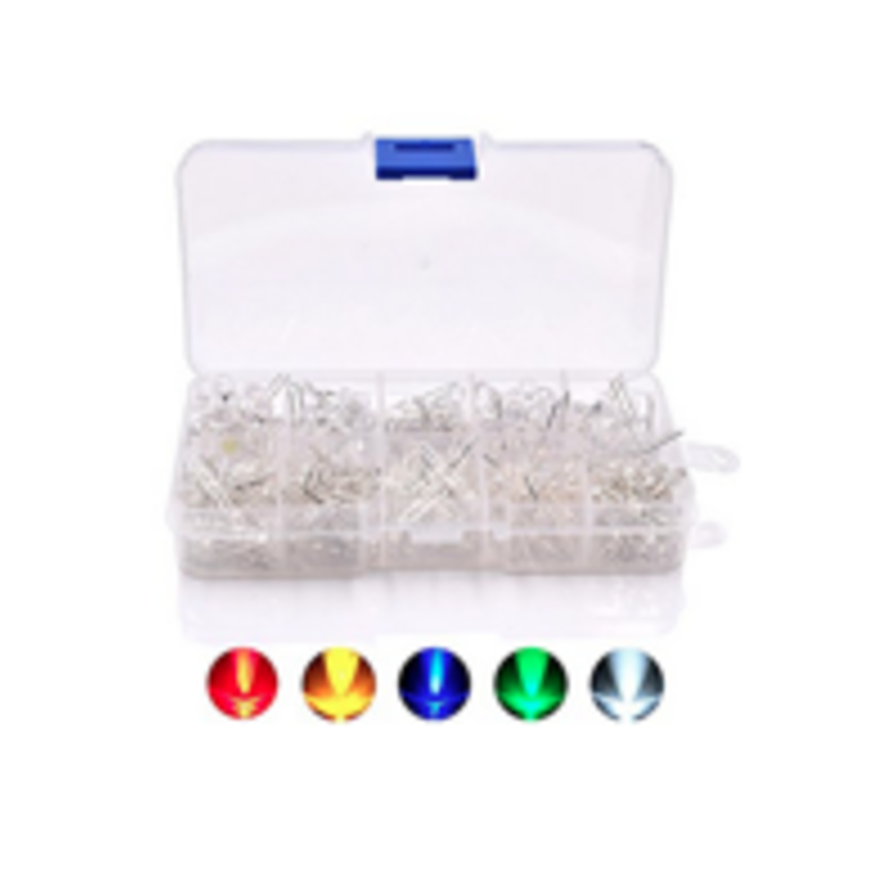 Led set 300 stuks 3mm 5mm helder - Ben's electronics