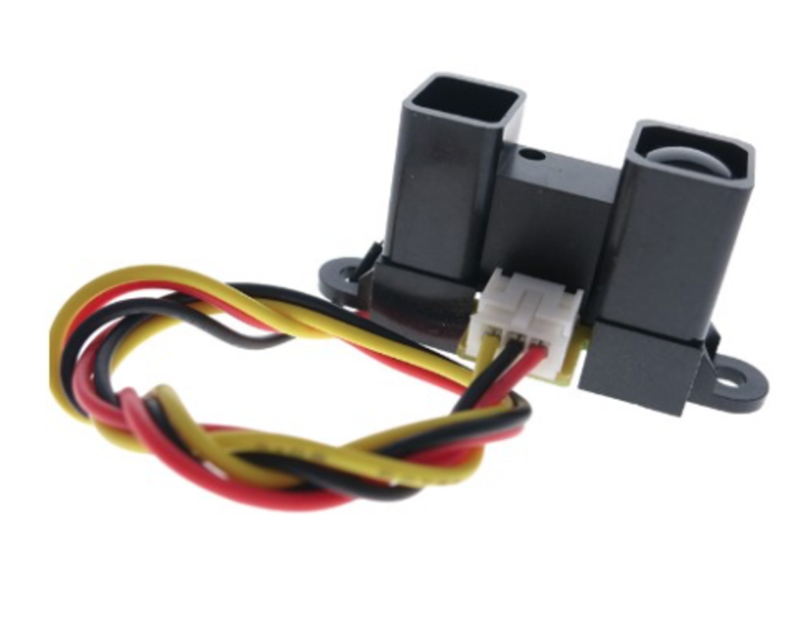 Optische sensor Sharp 2Y0A02 afstand sensor - Ben's electronics