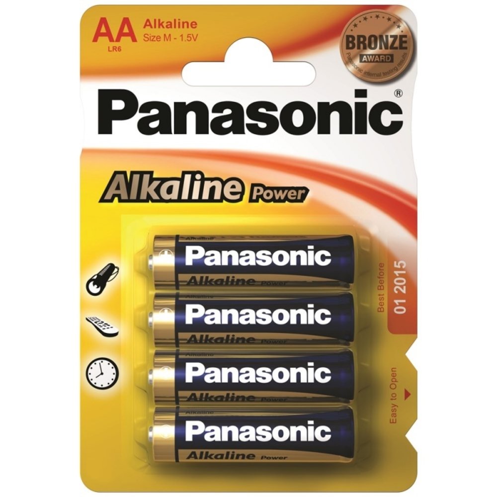 Panasonic penlite batterijen 4 stuks AA - Ben's electronics
