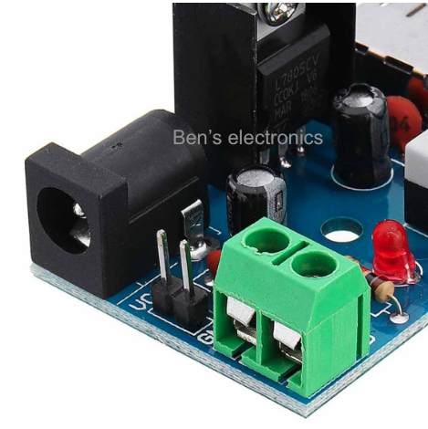 Power board 7-15V naar 5V 1.5A - Ben's electronics