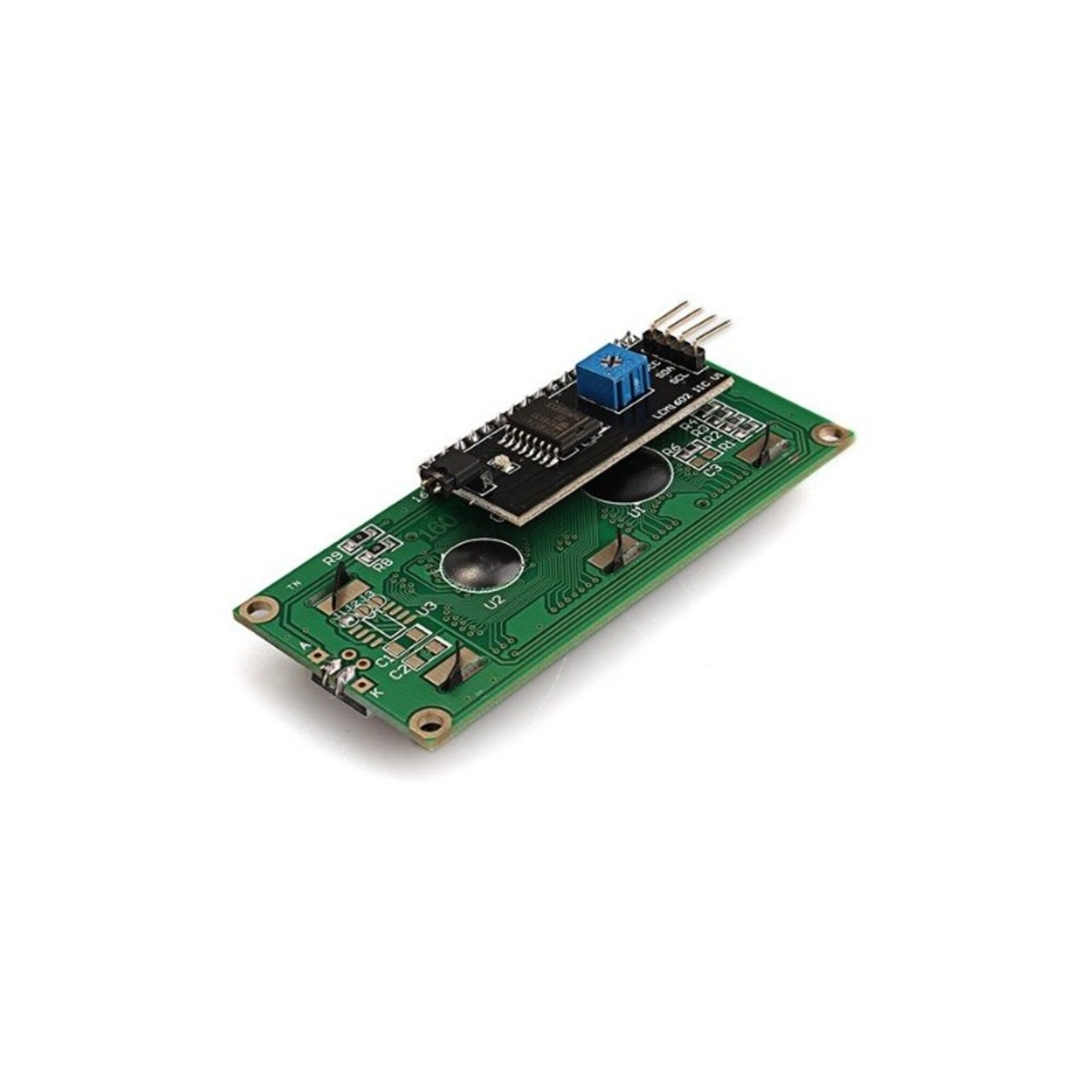 16 x 2 HD44780 LCD + gemonteerde I2C adapter module - Ben's electronics