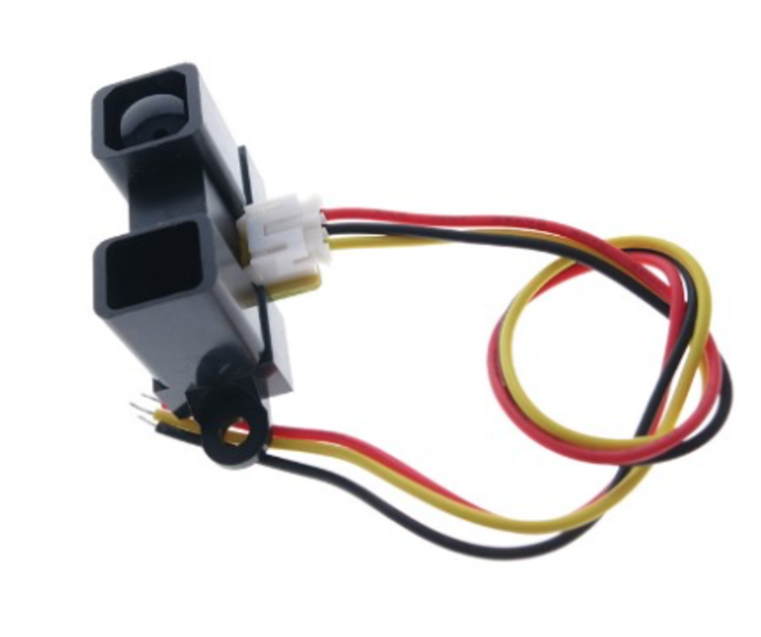Optische sensor Sharp 2Y0A02 afstand sensor - Ben's electronics