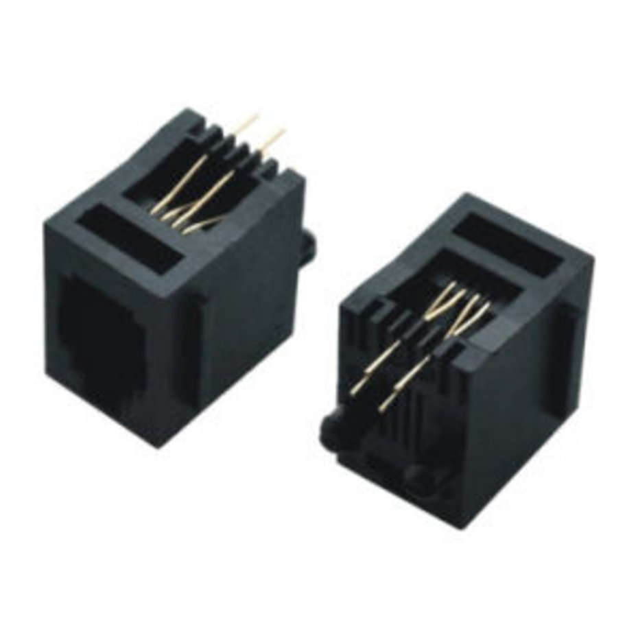 4P4C Modular jack pcb RJ10 - Ben's electronics