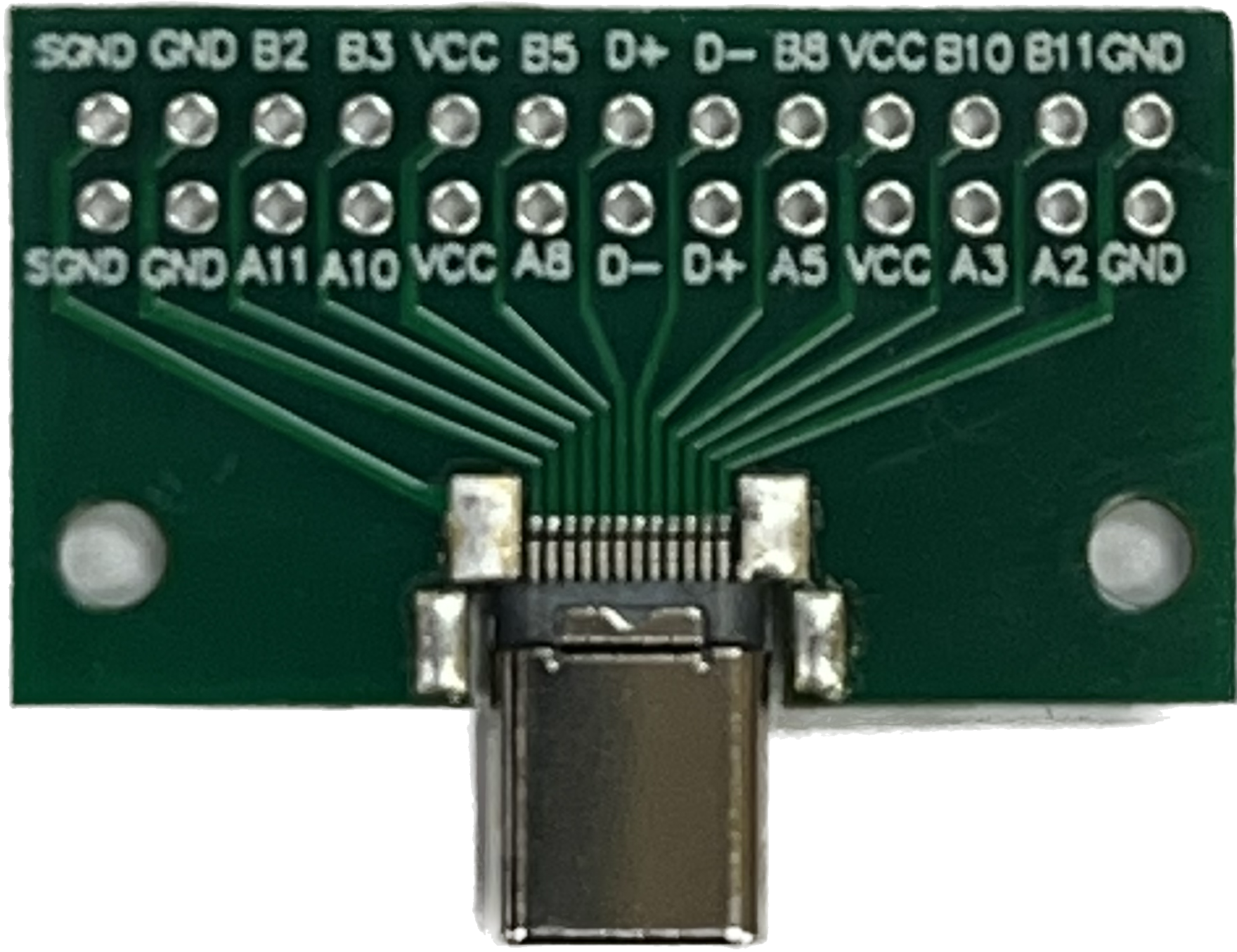 USB-C 3.1 adapter male breakout board - Ben's electronics