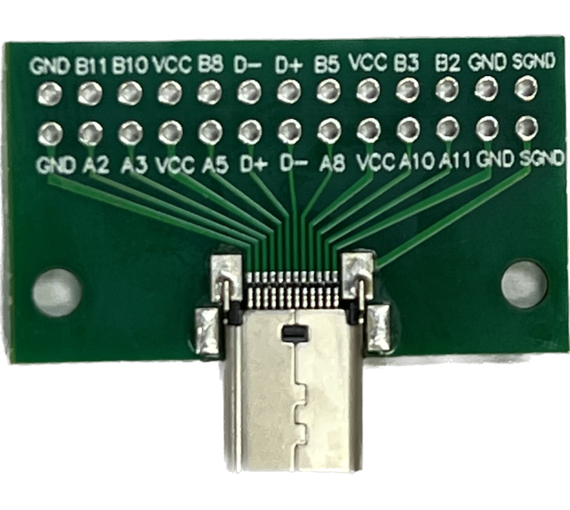 USB-C 3.1 adapter female breakout board - Ben's electronics