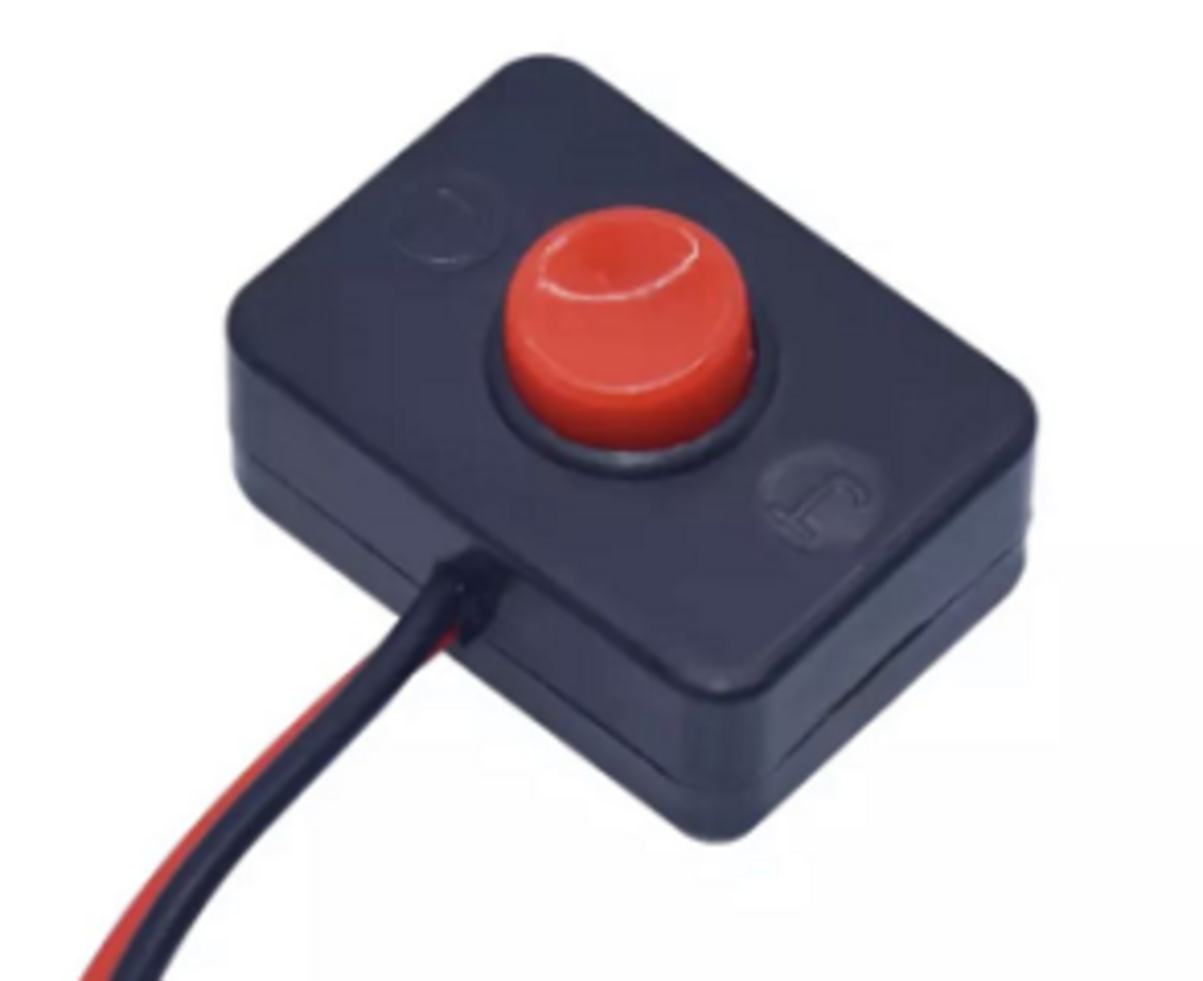 Drukknop opbouw maak met plak bevestiging - Ben's electronics