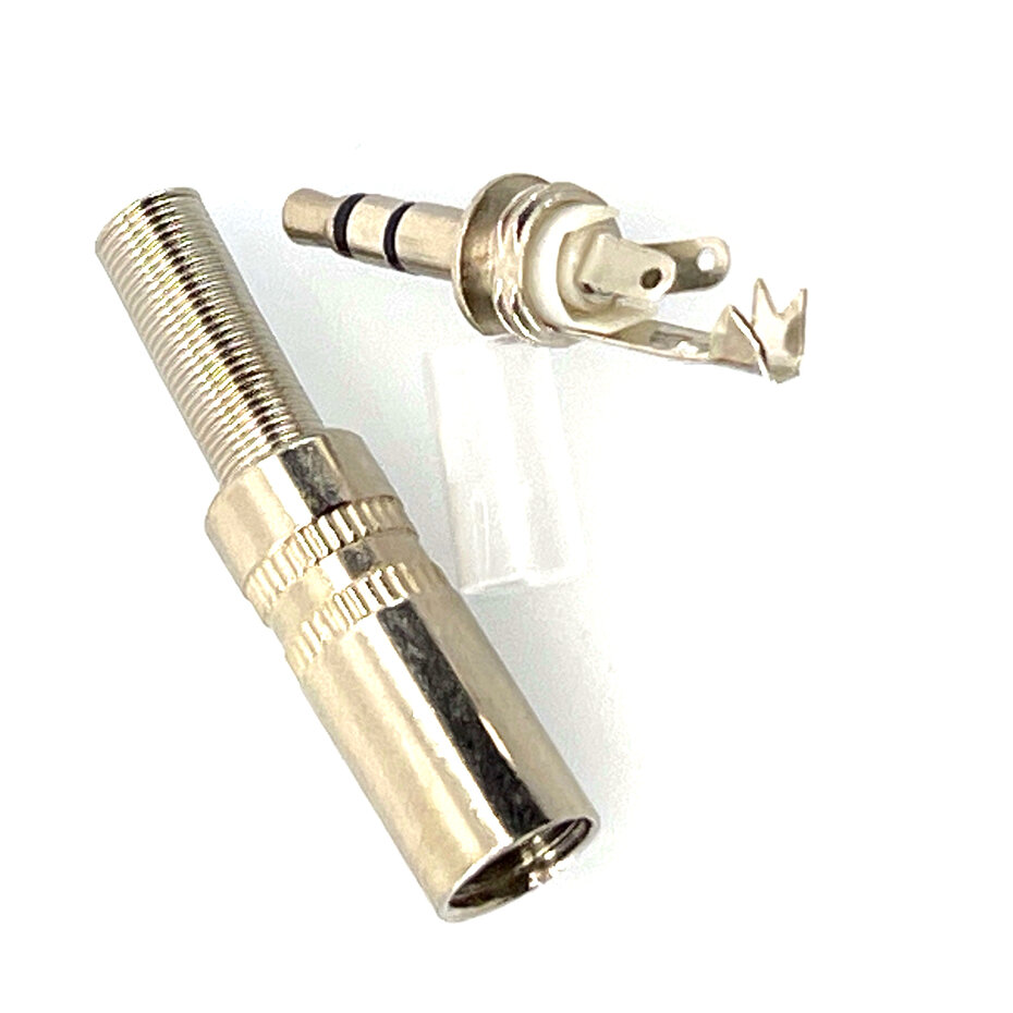 Jack plug metaal 3,5 mm stereo - Ben's electronics