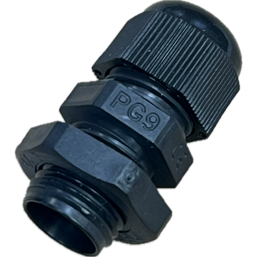 Kabelwartel PG9 Zwart - Ben's electronics