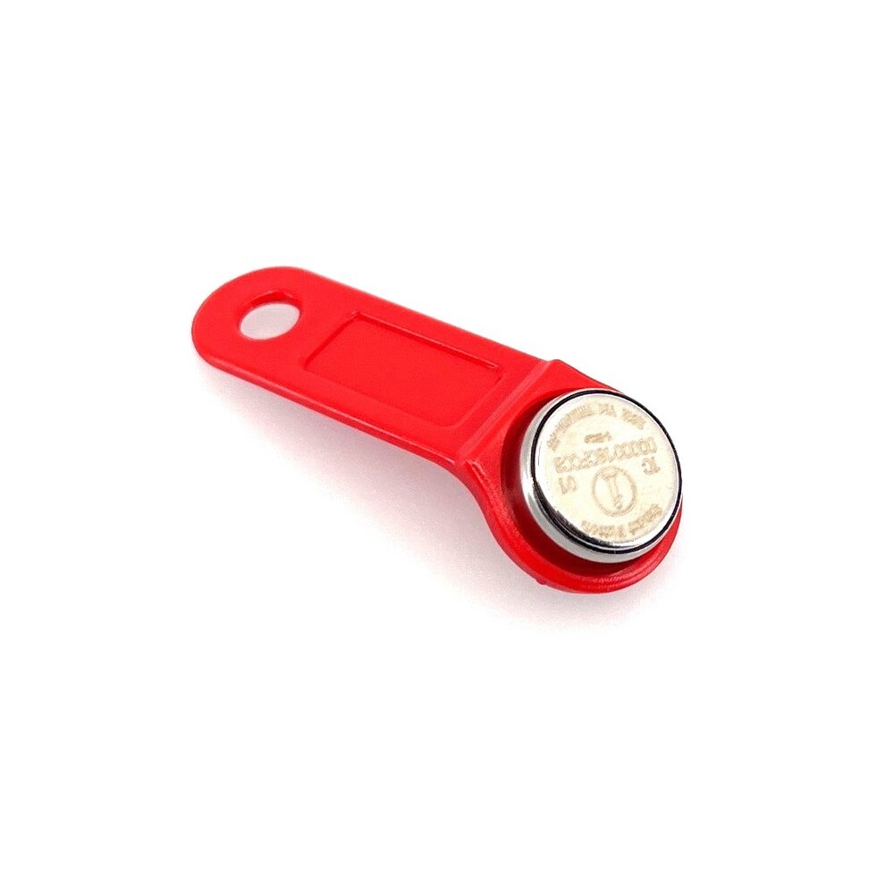 Smart button ibutton Dallas key rood TM1990 - Ben's electronics