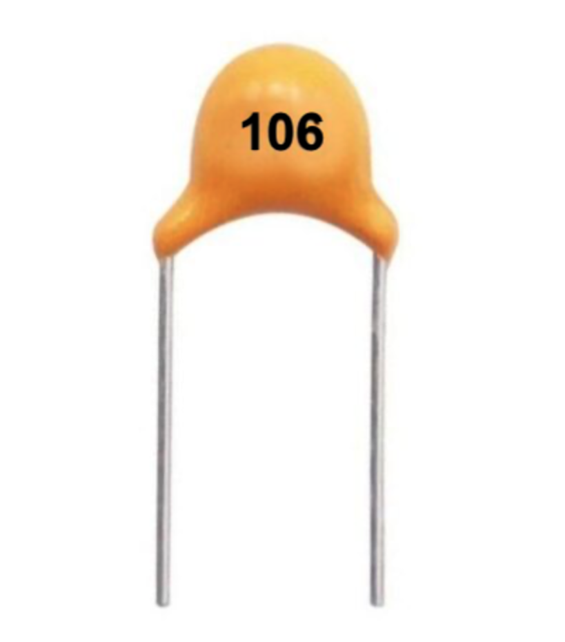 keramische condensator 10uF 50v - Ben's electronics