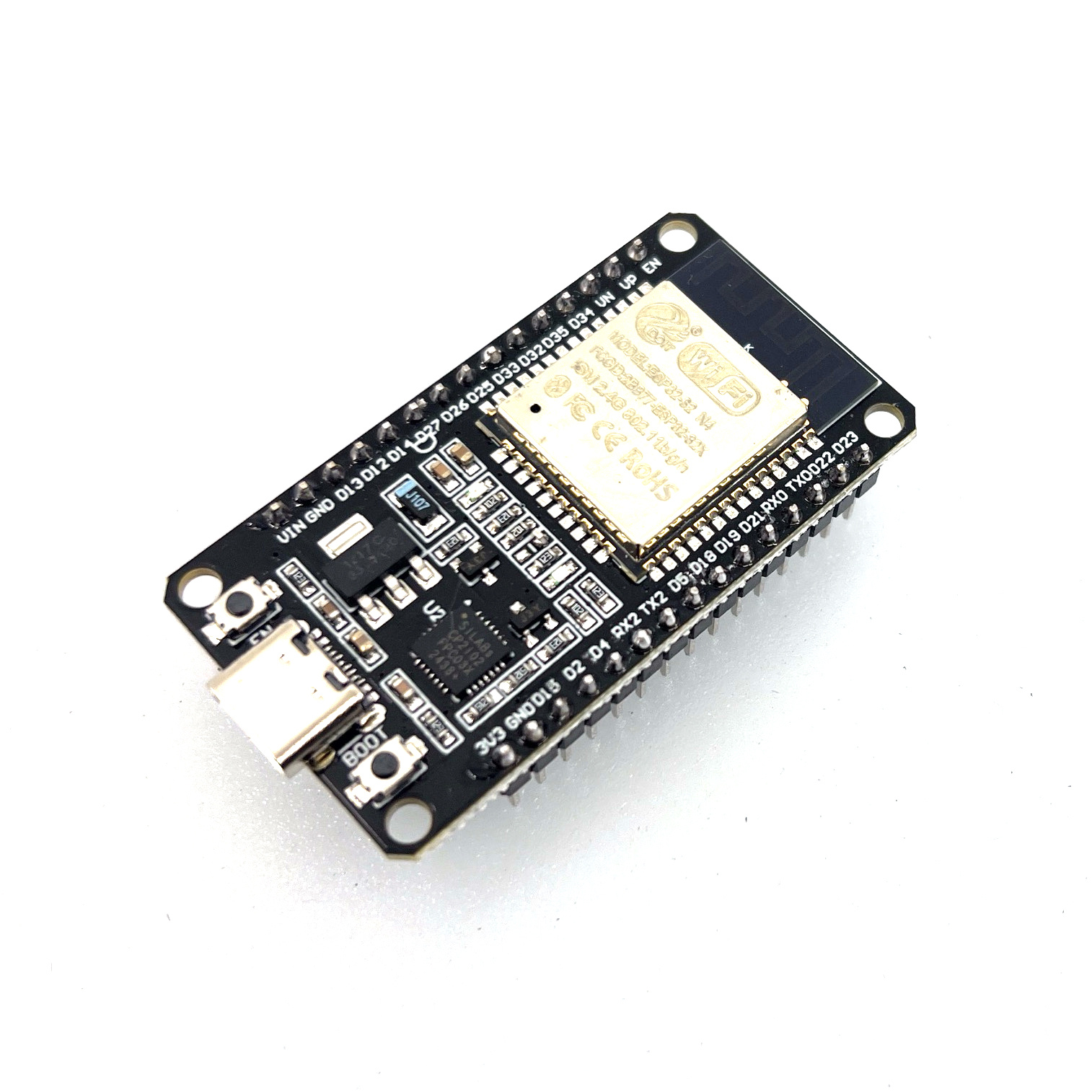 NodeMcu ESP-32 Wroom Wifi en Bluetooth USB-C - Ben's electronics