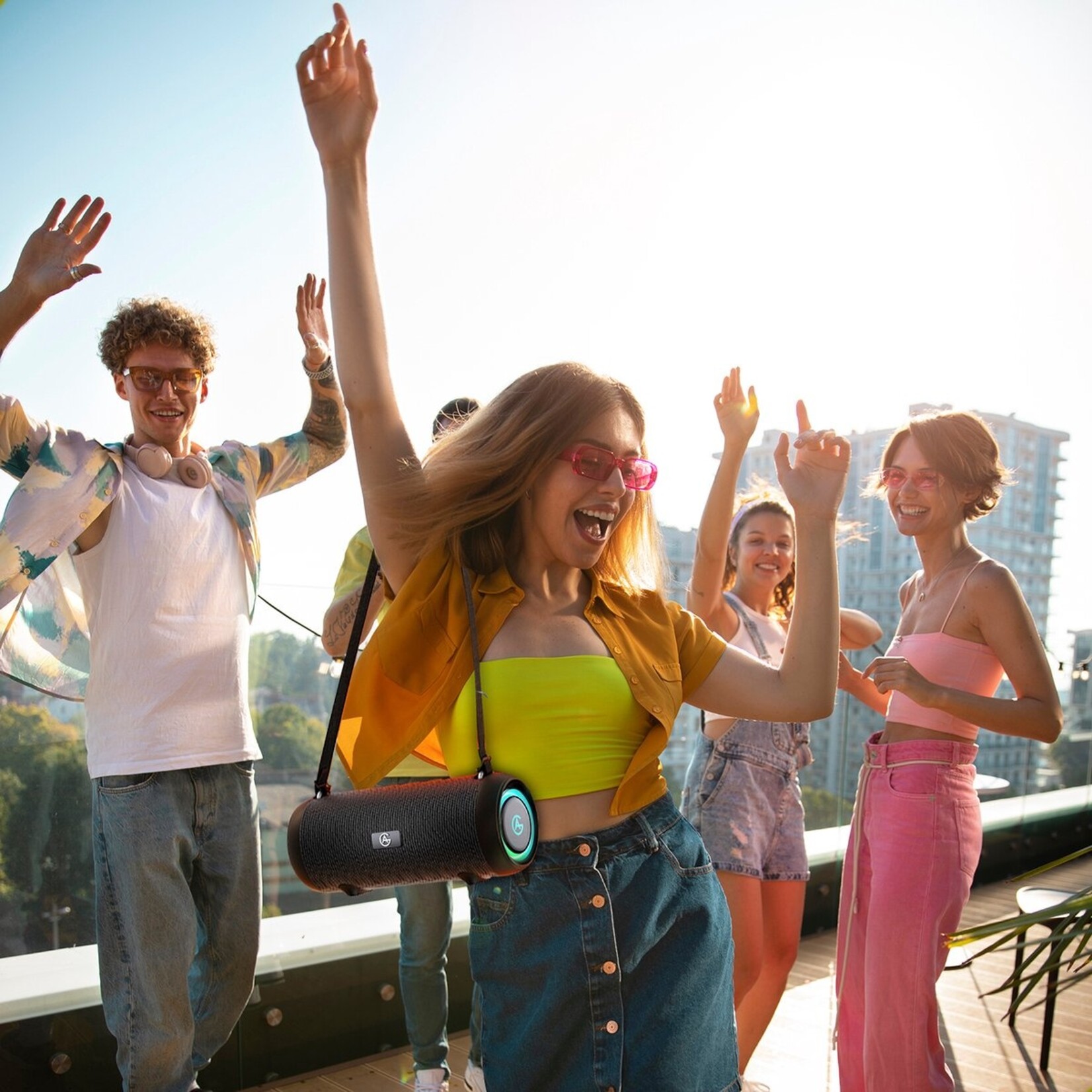 AG230 Bluetooth Speaker - Draadloos - Speakers - Muziek box Met ...