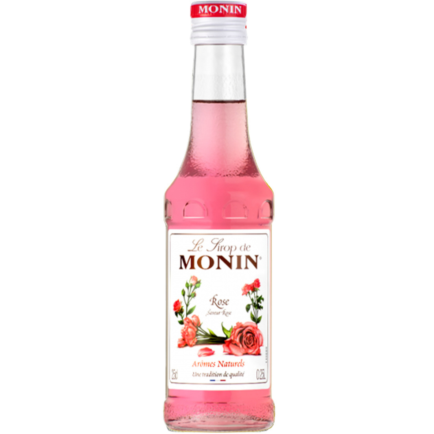 Monin mini Rose rozensiroop 25cl Sherlocks Place Rotterdam - Sherlocksplace