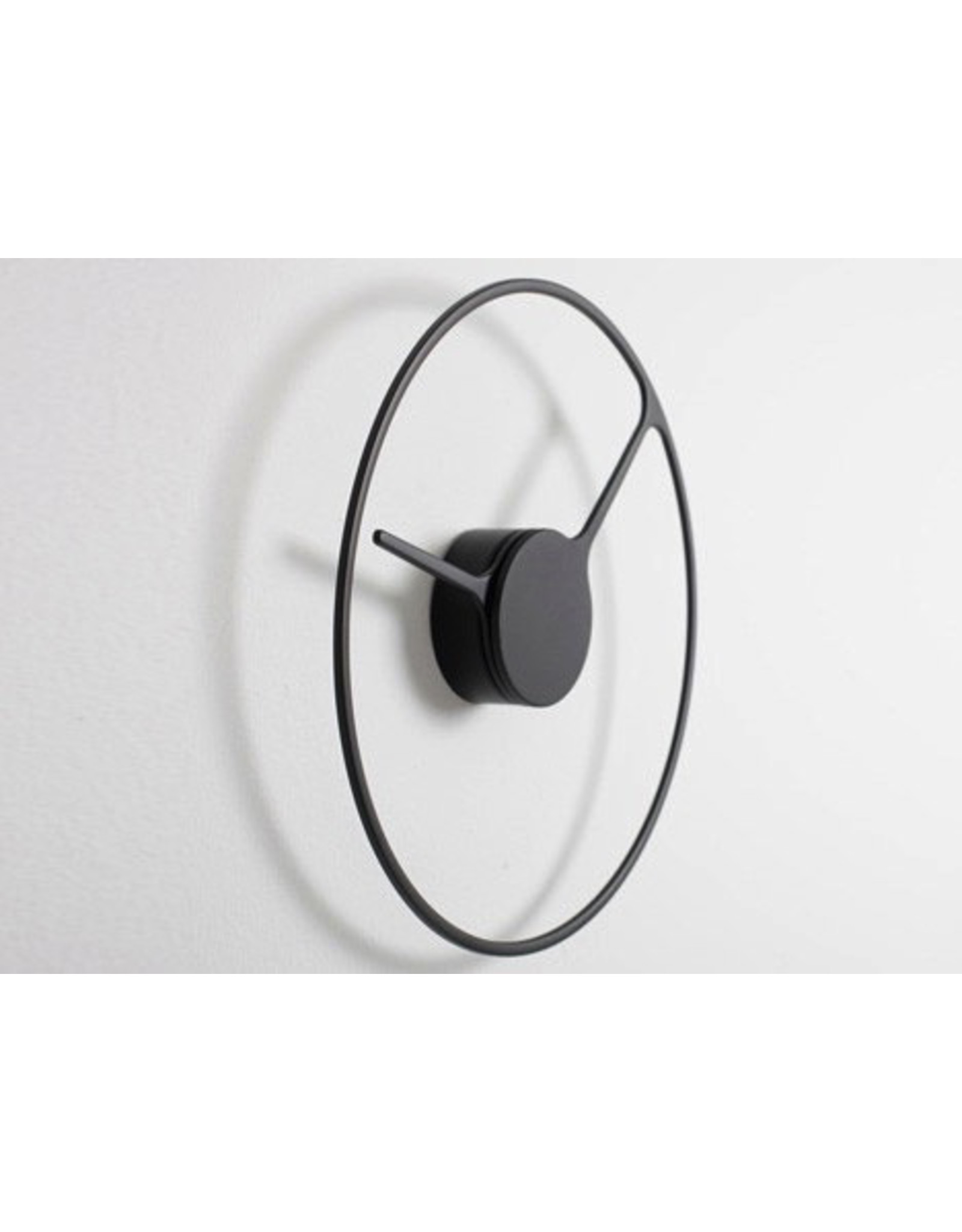 STELTON TIME WALL CLOCK 22CM BLACK - HAJP