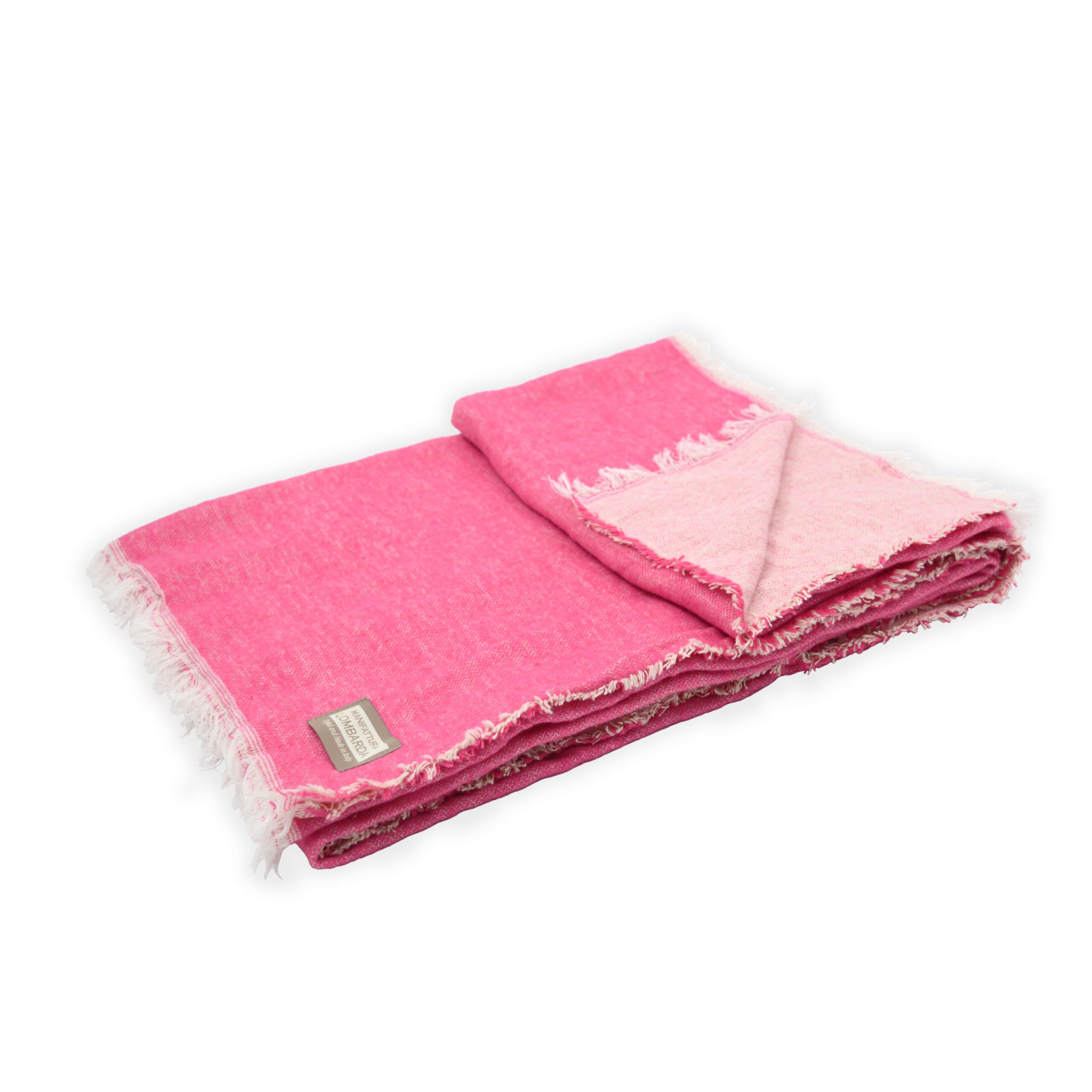 Lombarda Plaid - Capri - 130X175cm -Fuchia - HAJP