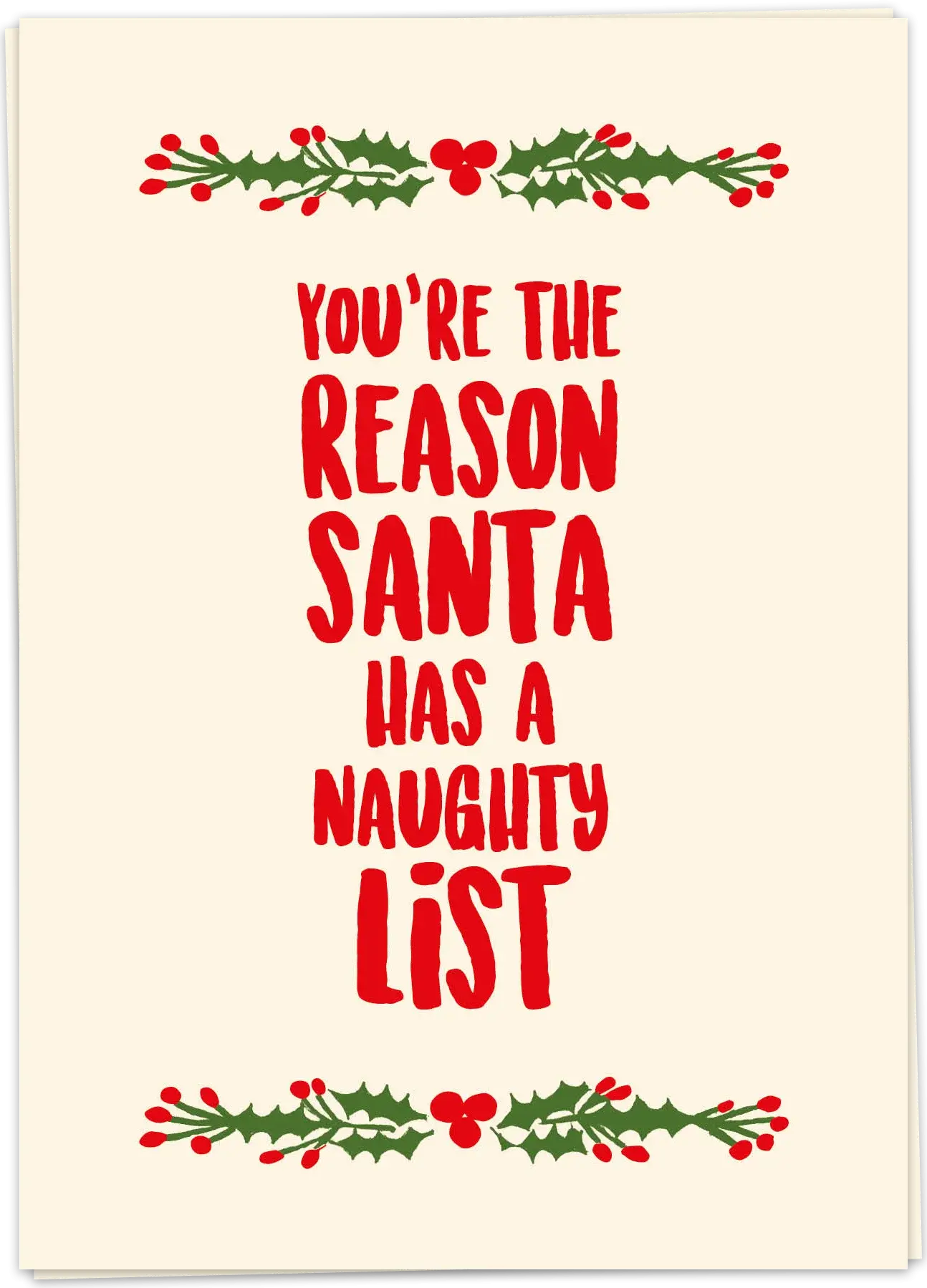 Santa's Naughty List - Dubbel - HAJP