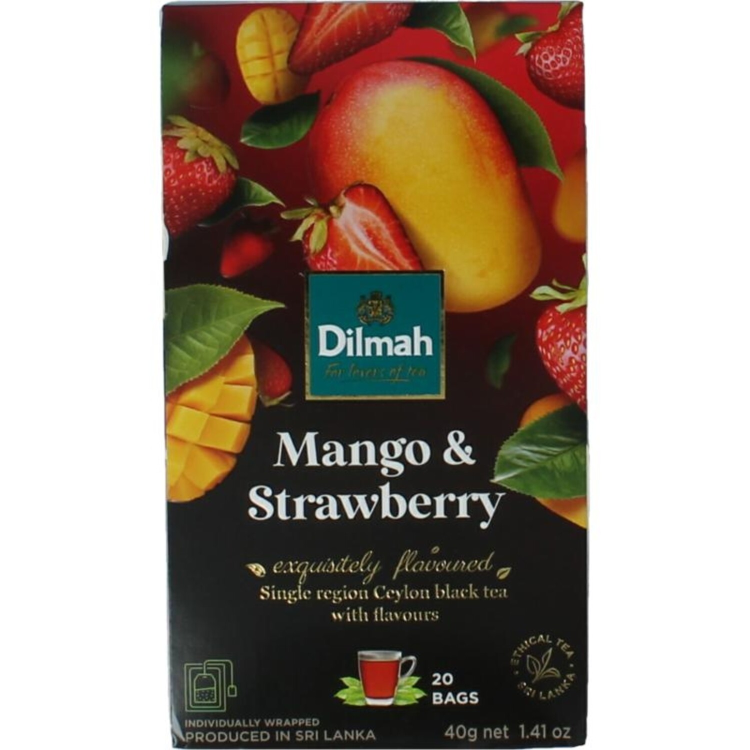 Dilmah Mango & Strawberry - the art of tea.