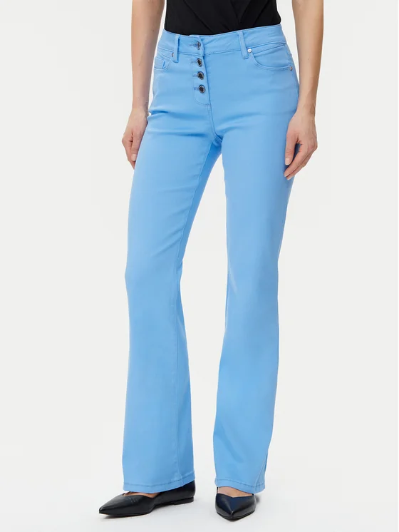 Bootcut Broek met knopen 251-PEMAK Macaron - Sam Piace