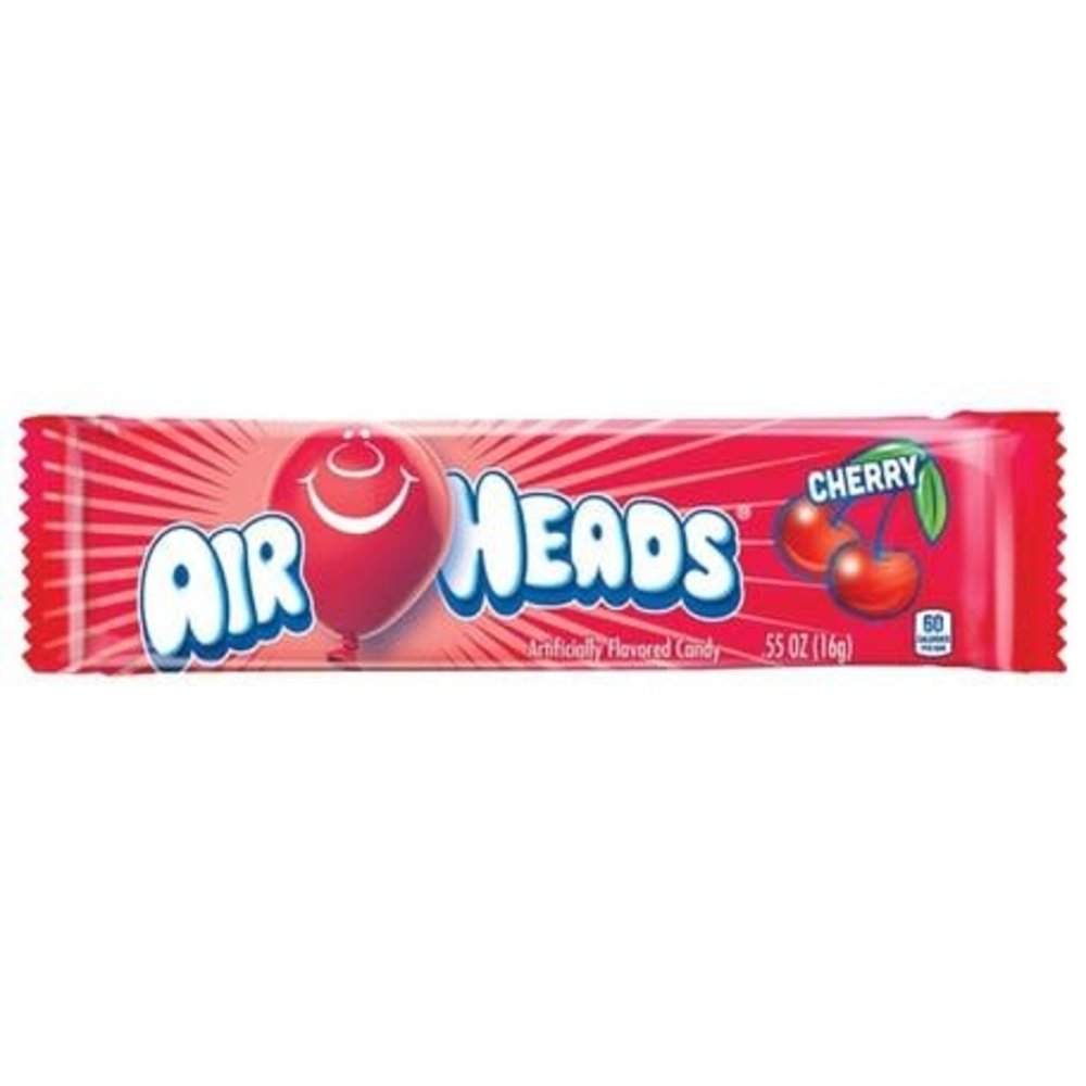 Airheads Cherry 36x15g | American Candy - Kellys Wholesale & Distribution