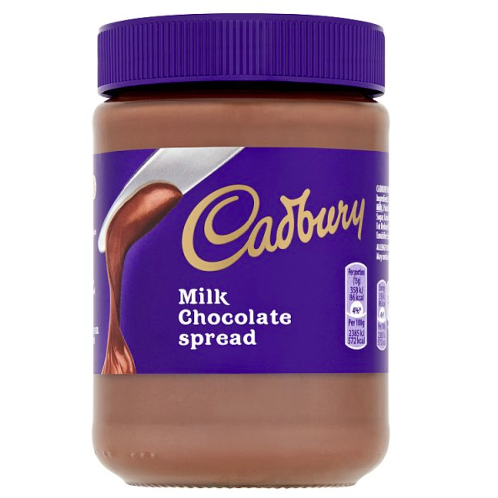 Cadbury Chocolate Spread 6x400g | British Chocolate Spread - Kellys ...