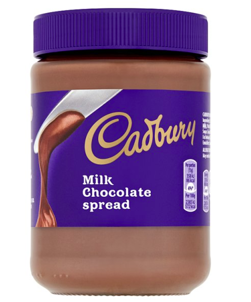 Cadbury Chocolate Spread 6x400g | British Chocolate Spread - Kellys ...