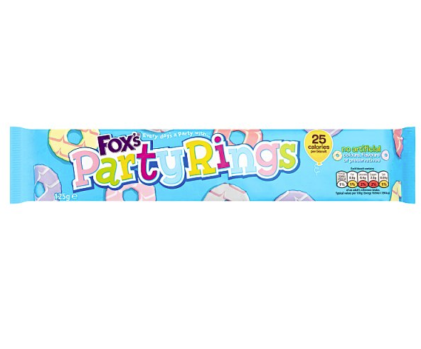 Fox's Party Rings 16x125g | British Biscuits & Cookies - Kellys ...