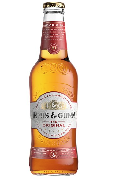 Innis & Gunn Original ABV6.6% 12x330ml | British Beer & Cereal - Kellys ...