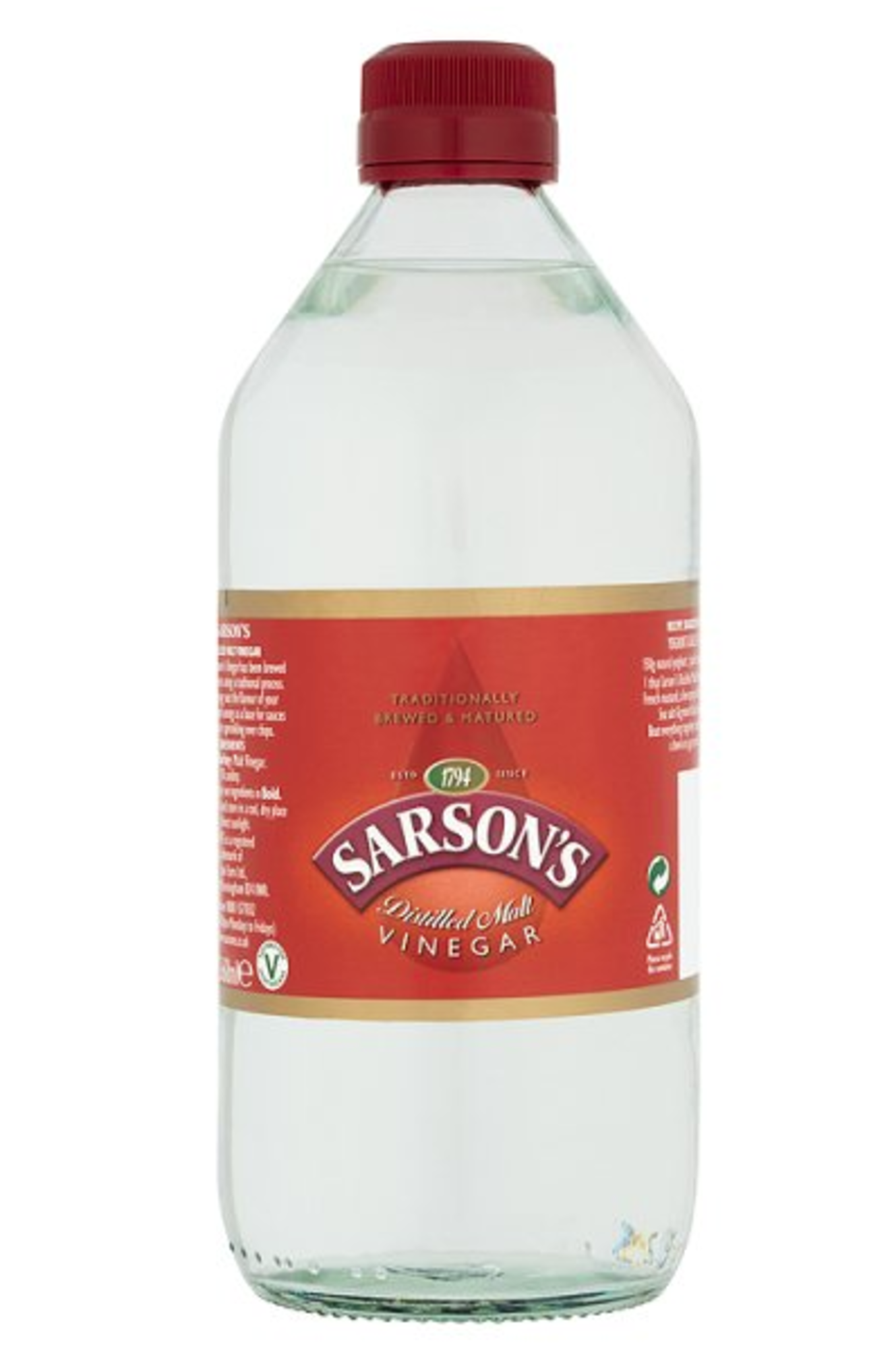 Sarson's Distilled Vinegar 12x568ml | British Sauces & Condiments ...