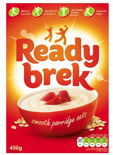 Weetabix Ready Brek 6X450g | British Breakfast Cereal - Kellys ...