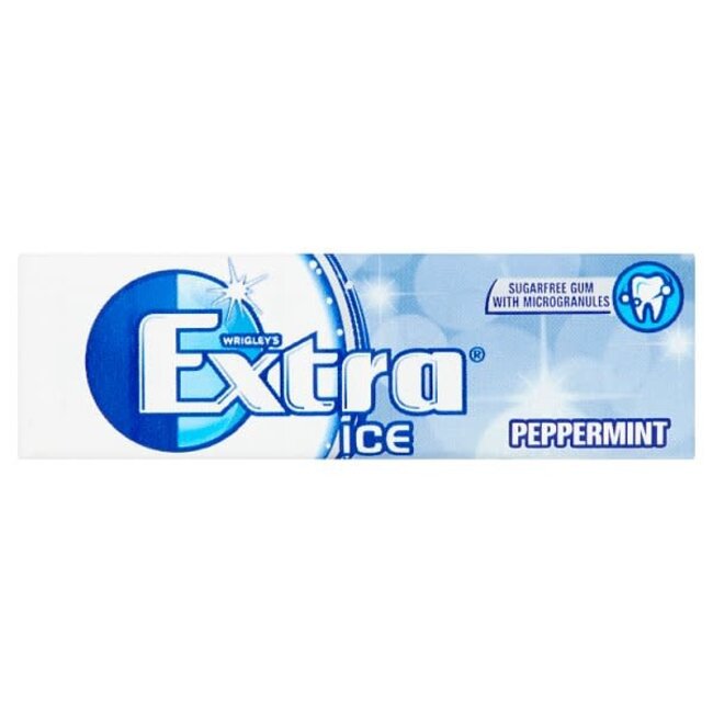 Wrigley Extra Ice Peppermint 30x10pc | Britse Snoepjes & Kauwgom ...
