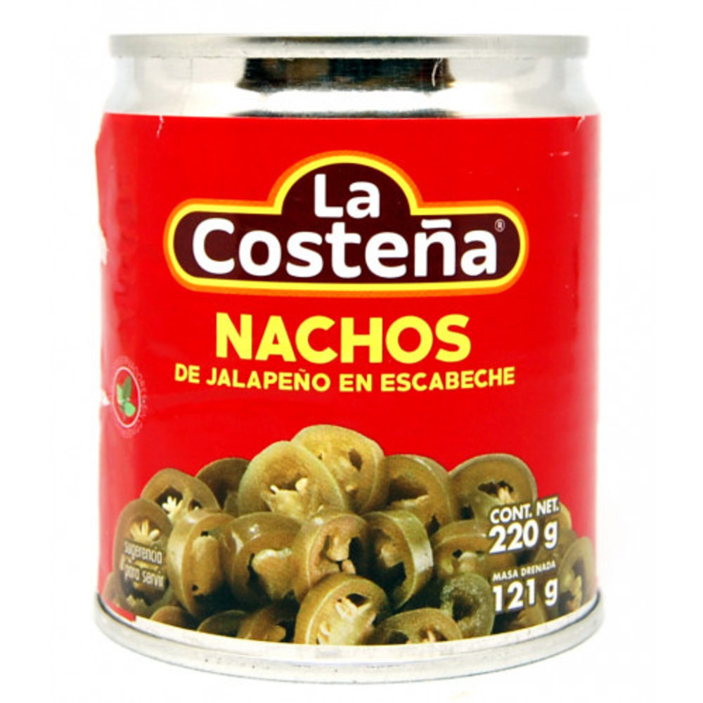 La Costena Jalapeno Nacho Slices 24 x 210g | Mexican groceries - Kellys Wholesale & Distribution